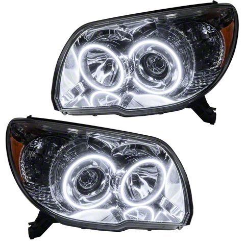 Oracle Toyota 4-Runner OE Sport Style Headlights with LED Halo; Chrome ...