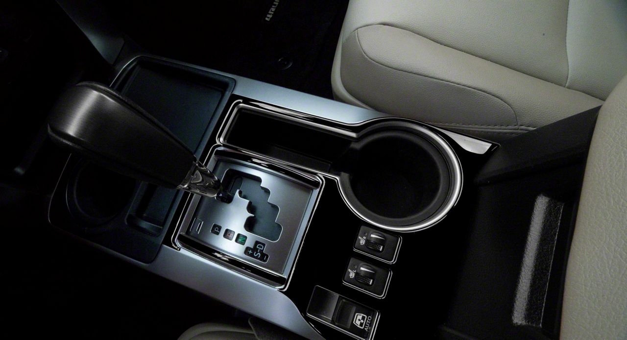 Toyota 4-Runner Transmission Console Accent Trim; Gloss Black (14-23 ...