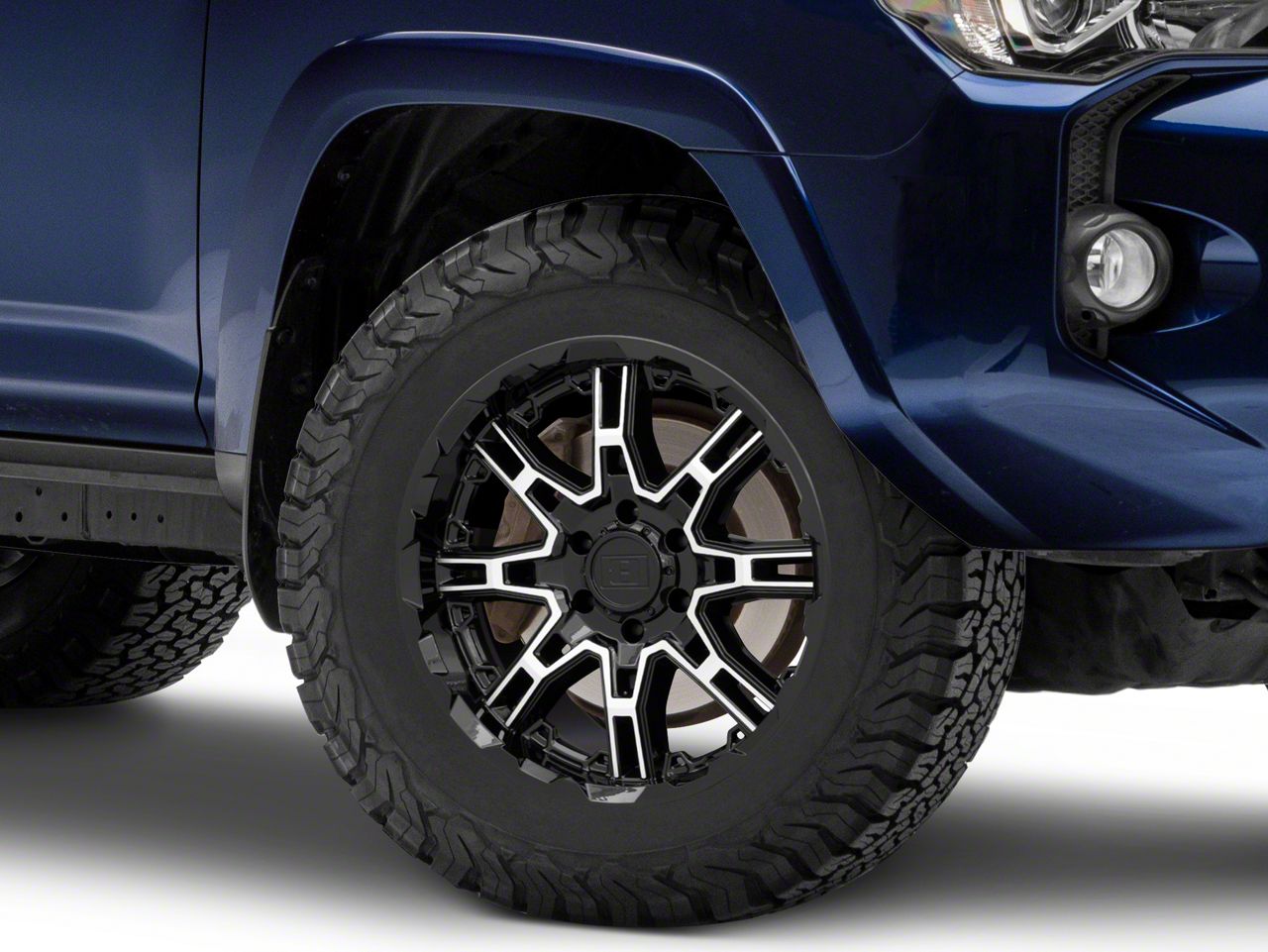 Level 8 Wheels Toyota 4-Runner Slingshot Gloss Black Machined 6-Lug ...