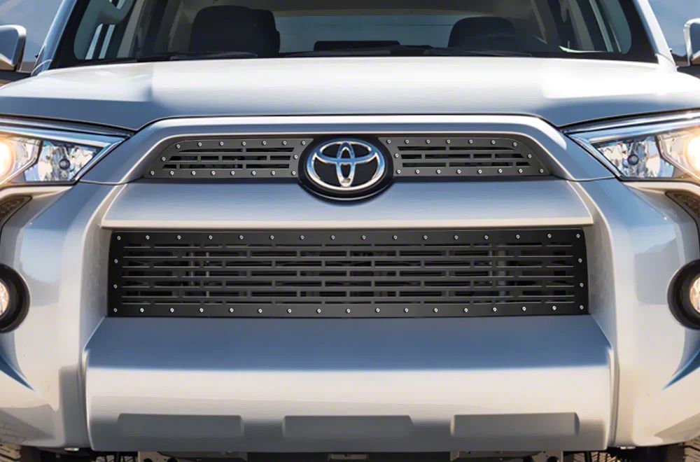 Toyota 4-Runner 3-Piece Steel Upper Replacement Grille; Bricks (14-17 ...