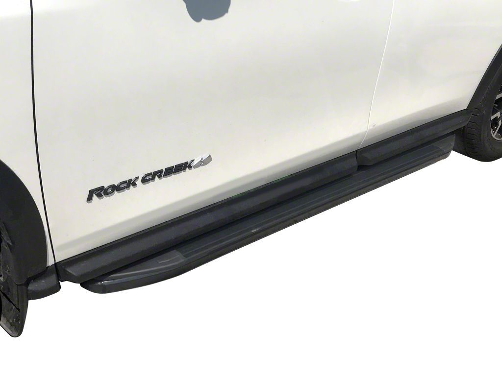 Toyota 4-Runner F6 Style Running Boards; Black (10-24 4Runner Limited ...