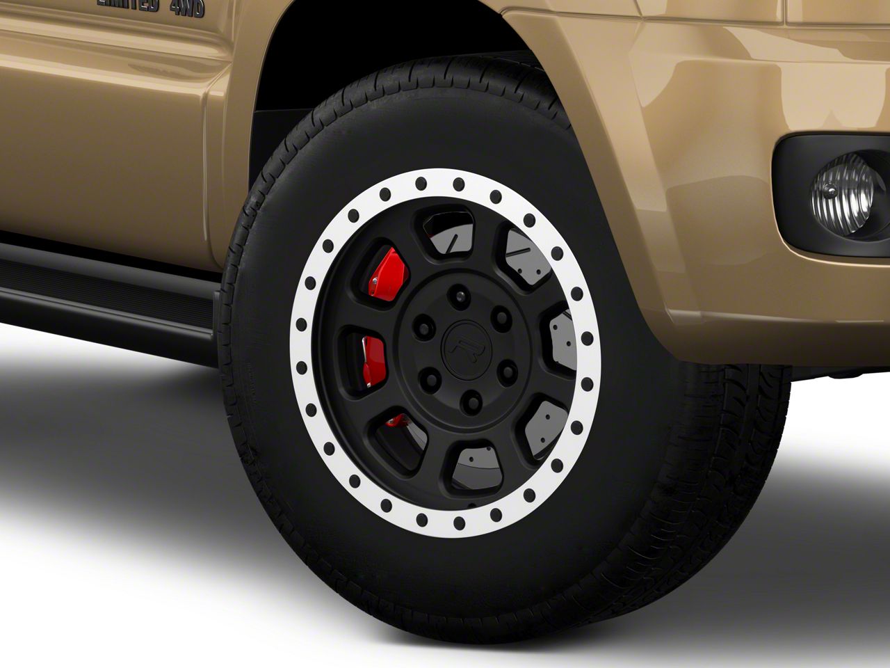 Rovos Wheels Toyota 4-Runner Kalahari Satin Black 6-Lug Wheel; 17x8.5 ...