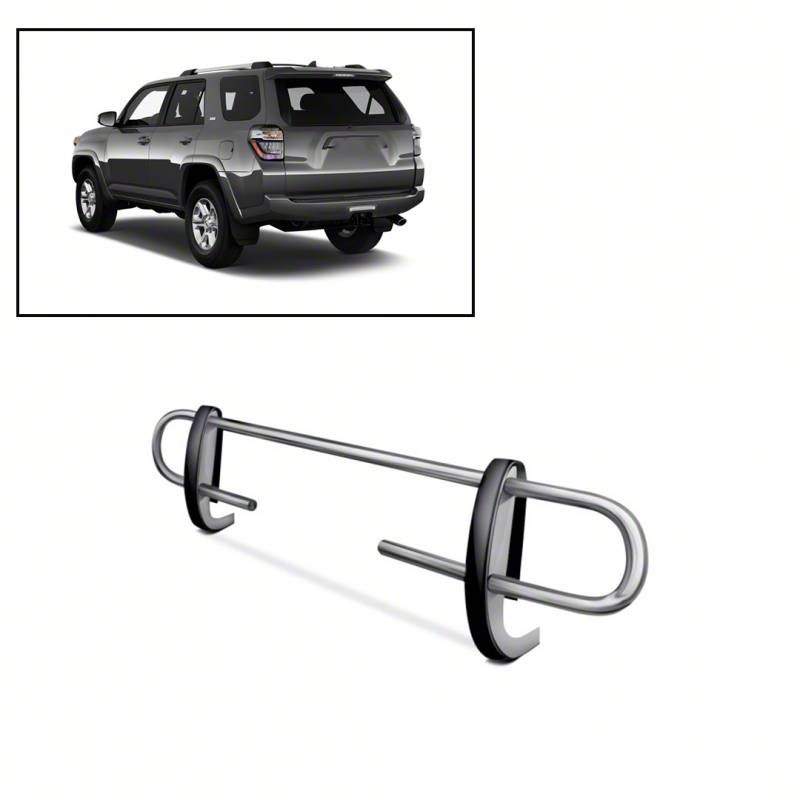 Toyota 4-Runner Rear Bumper Guard; Double Tube; Stainless Steel (03-24 ...