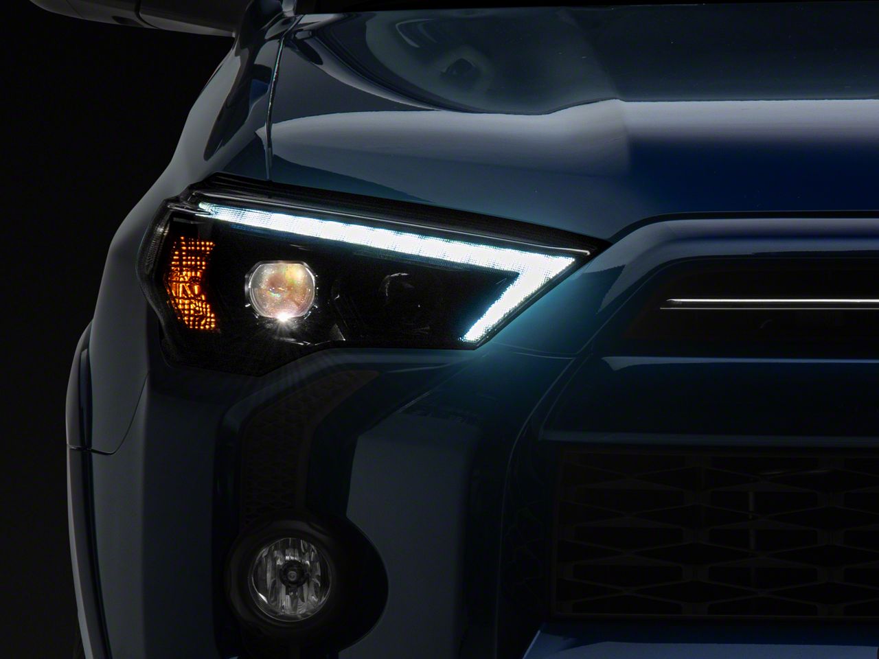 Toyota 4-Runner PRO-Series G2 Projector Headlights; Alpha Black Housing ...