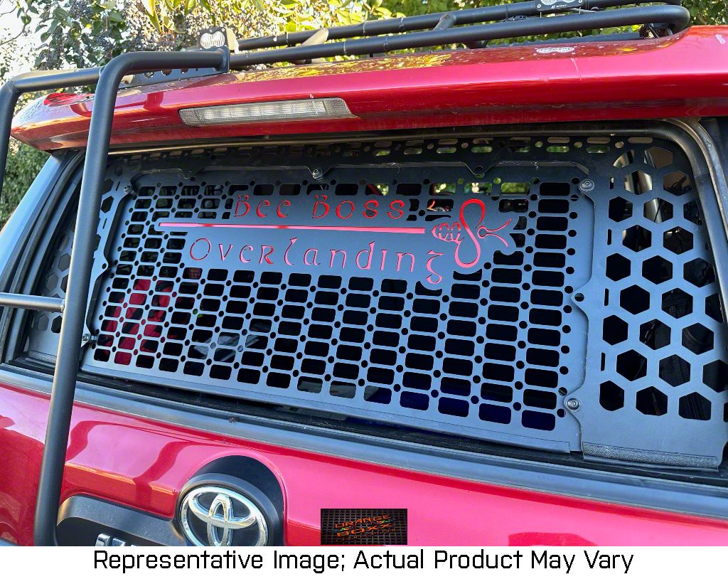 Orange Boxx Fabrication Toyota 4-Runner Rear Hatch Molle Panel with ...