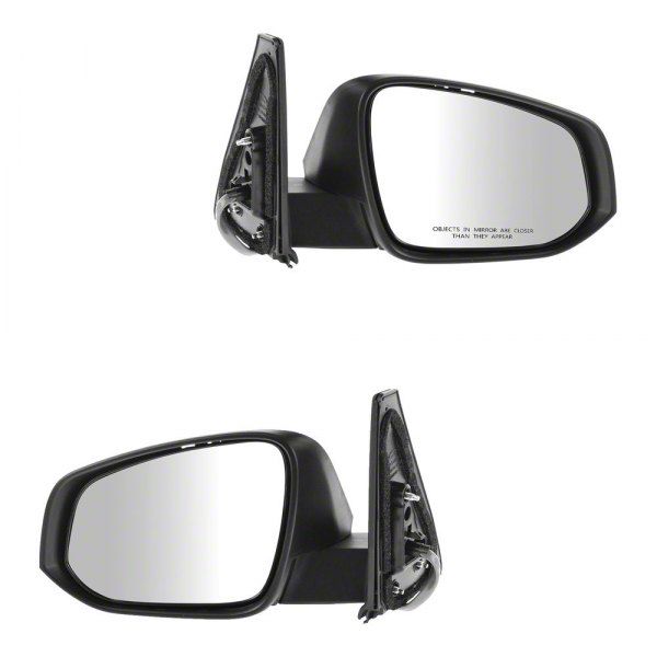 Toyota 4-Runner Powered Heated Mirrors with Puddle Lights; Unpainted ...