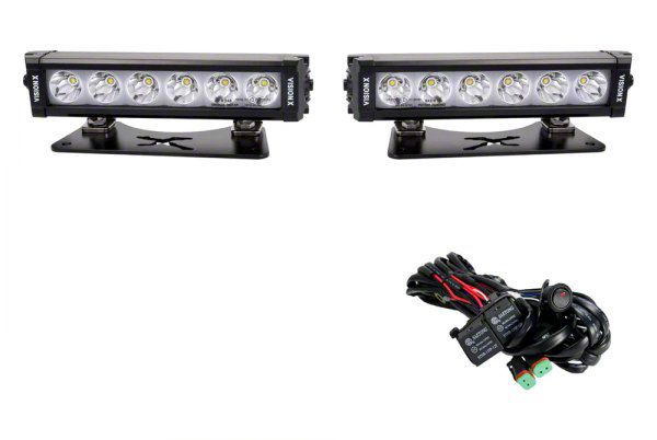 Vision X Toyota 4-Runner 9-Inch XPL LED Light Bars with Behind the ...