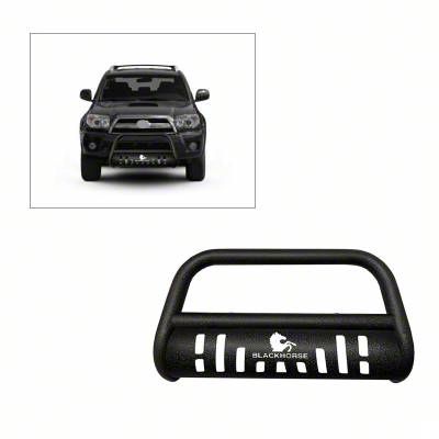 Toyota 4-Runner Bull Bar with Skid Plate; Textured Black (03-09 4Runner ...