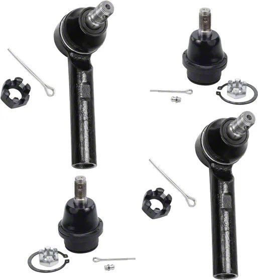 Toyota 4-Runner Front Lower Ball Joints with Outer Tie Rods (03-09 ...