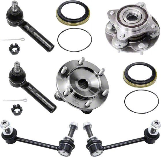 Toyota 4-Runner Front Wheel Hub Assemblies with Sway Bar Links and ...