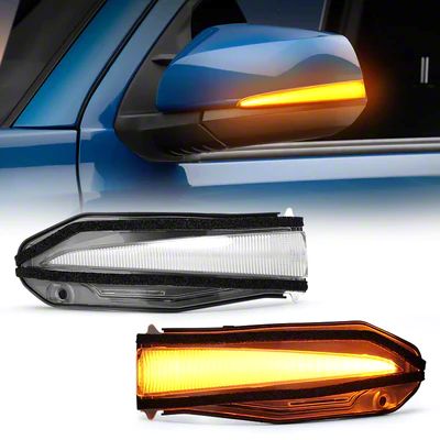 Toyota 4-Runner LED Side Mirror Turn Signals; Clear (14-23 4Runner ...