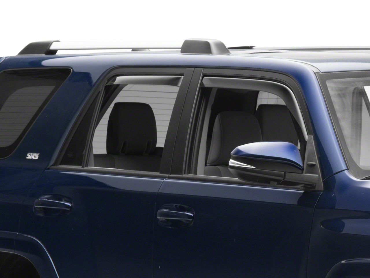 Weathertech Toyota 4-Runner Side Window Deflectors; Front and Rear ...