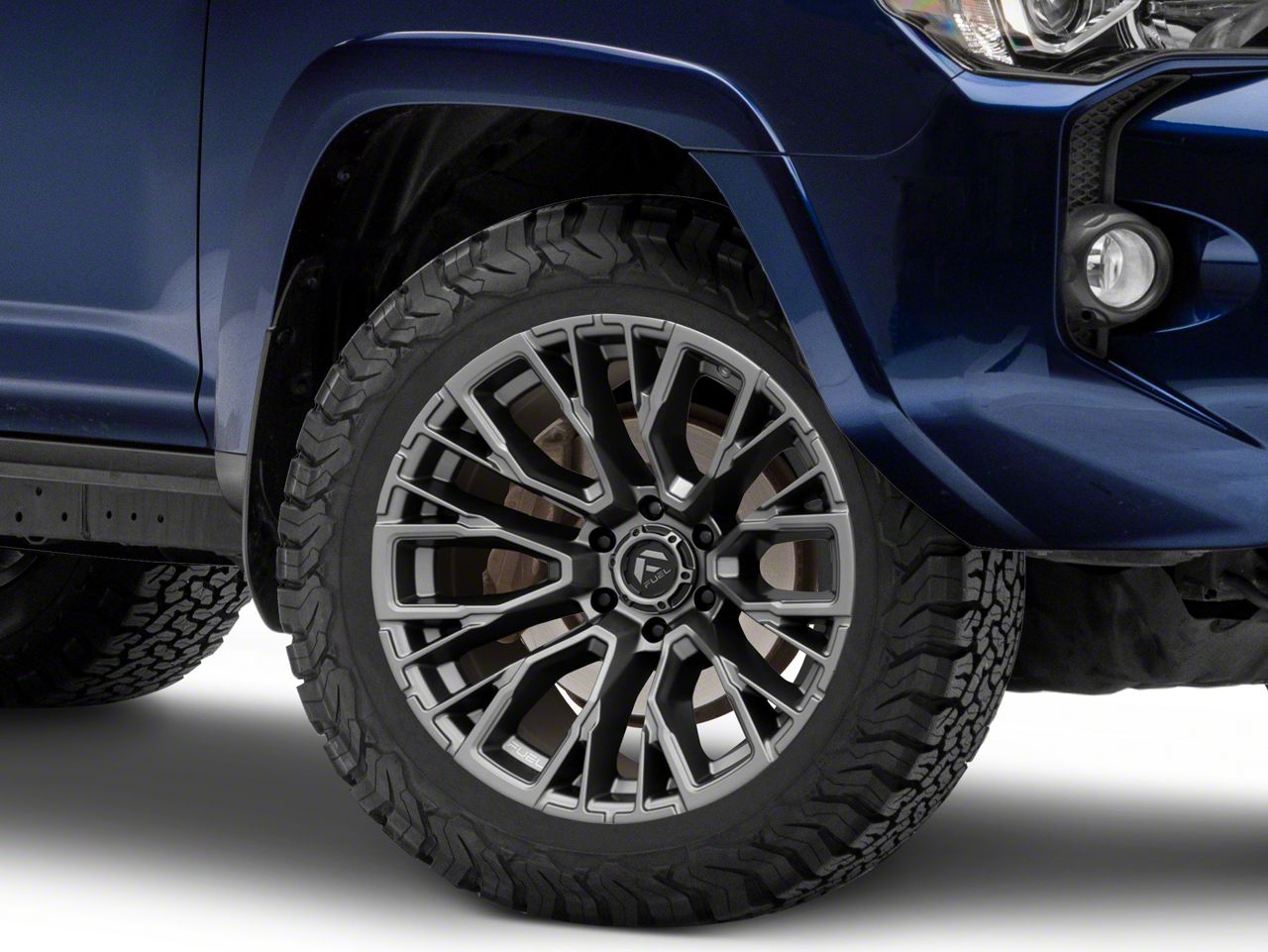 Fuel Wheels Toyota 4-Runner Rebar Matte Gunmetal 6-Lug Wheel; 20x10 ...