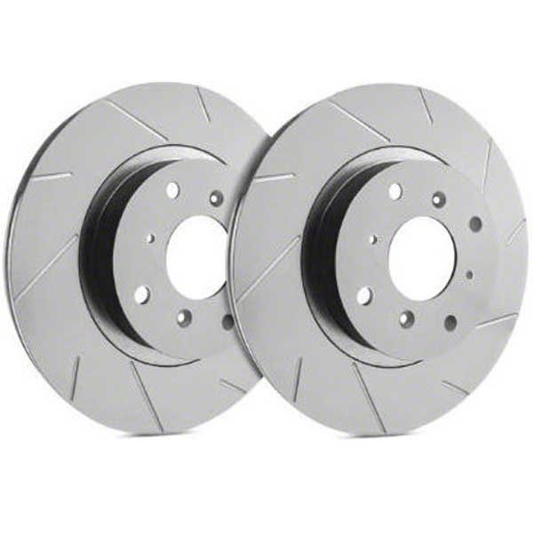 SP Performance Toyota 4-Runner Slotted 6-Lug Rotors with Gray ZRC ...