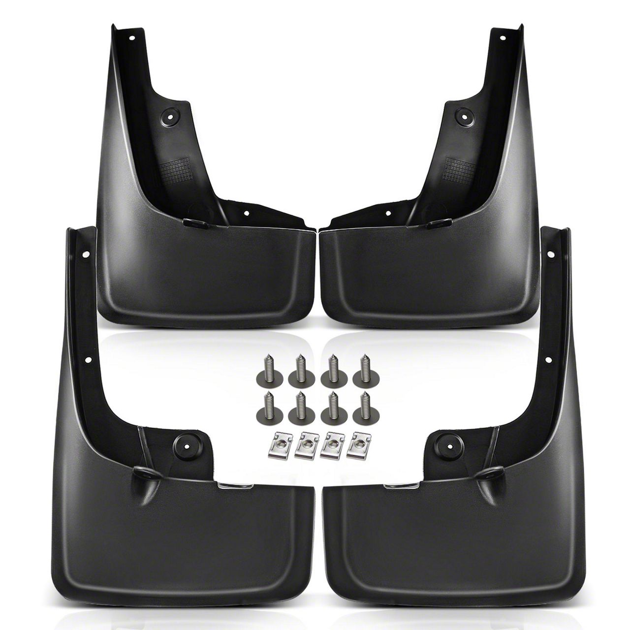 Toyota 4-Runner Mud Flap Splash Guards; Front and Rear (10-24 4Runner w ...