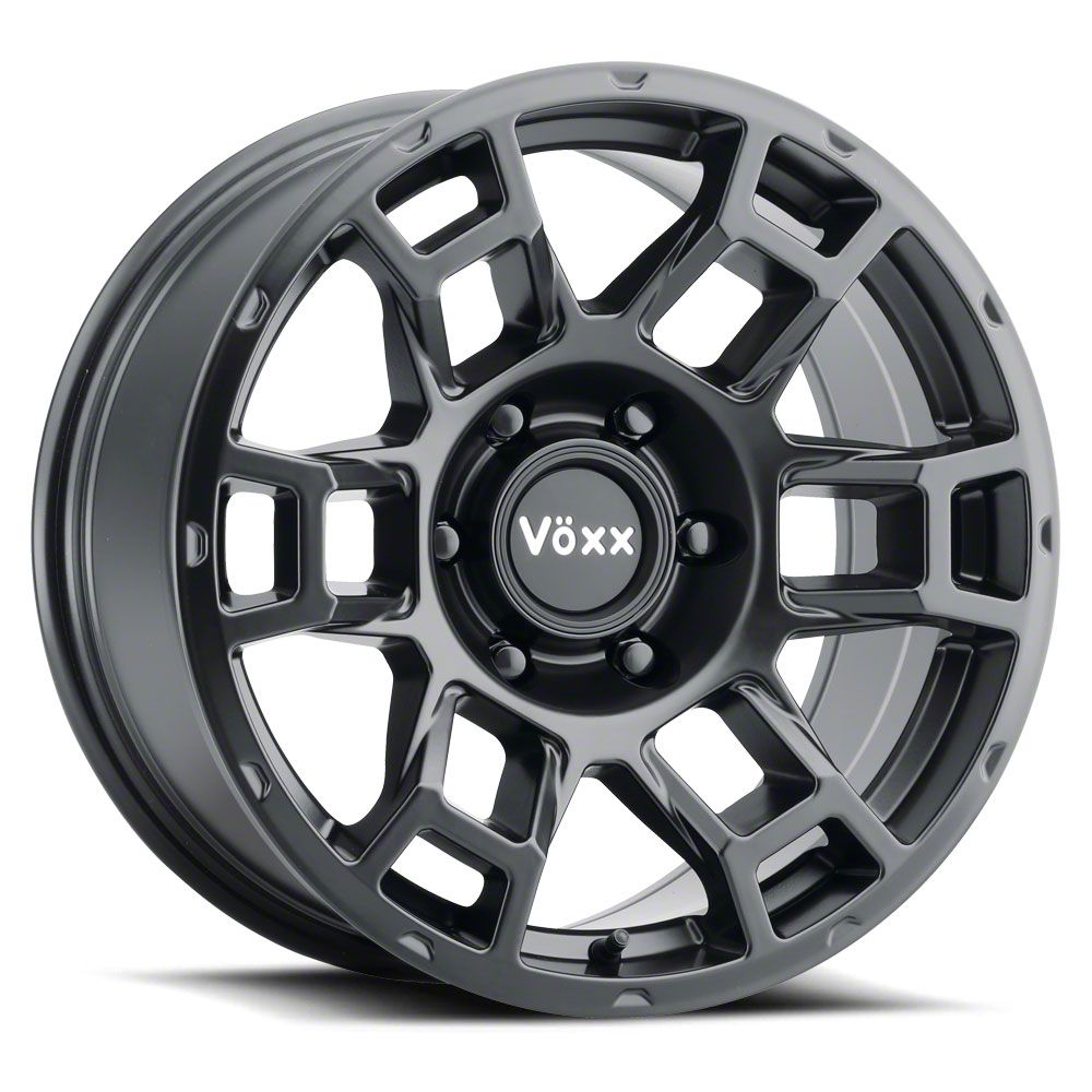 Voxx Replica Tacoma Pro Style Matte Black 6-Lug Wheel; 17x8.5; 0mm ...