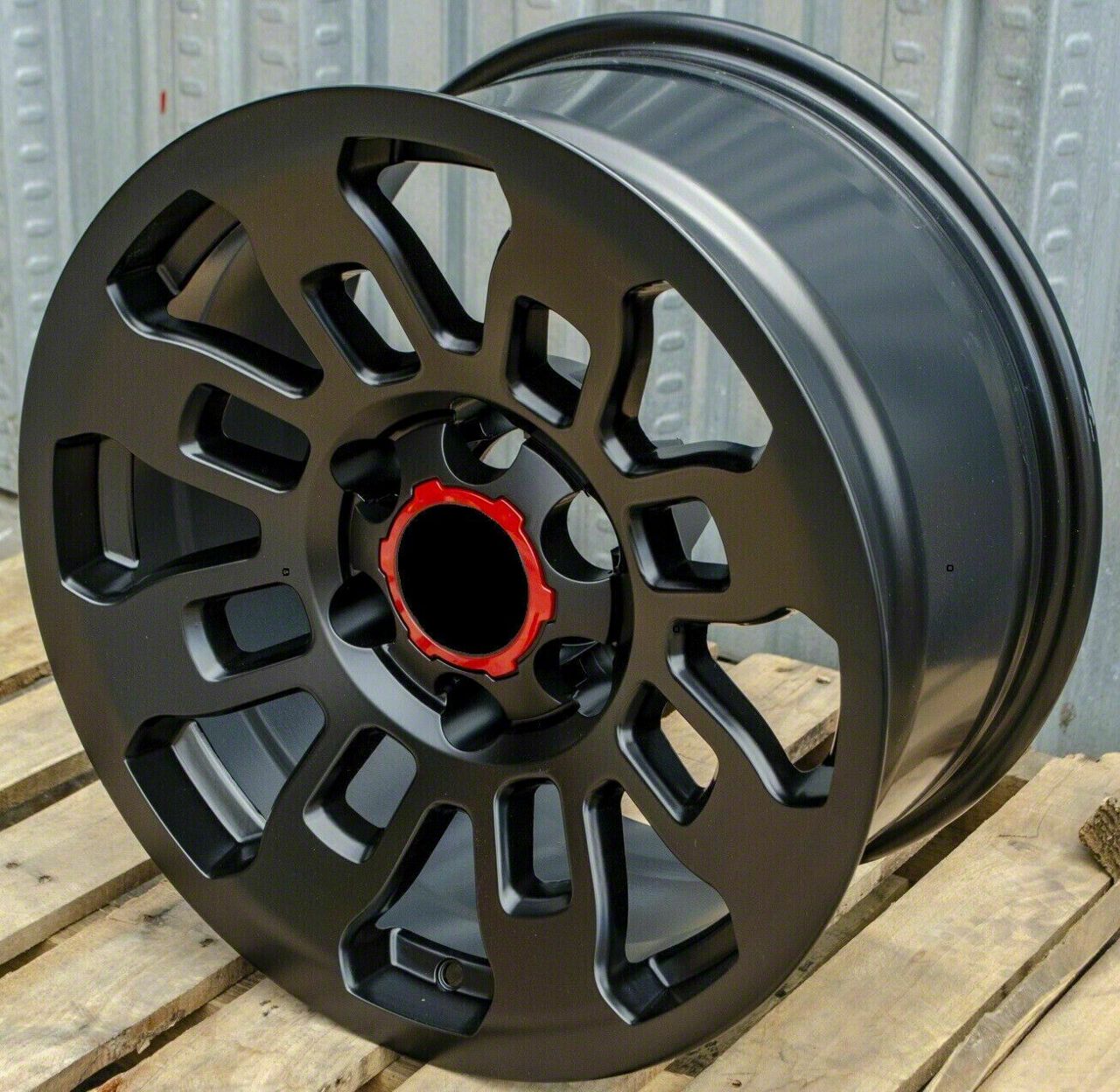 Toyota 4-Runner TR2 Matte Black 6-Lug Wheel; 17x8; 5mm Offset (03-09 ...