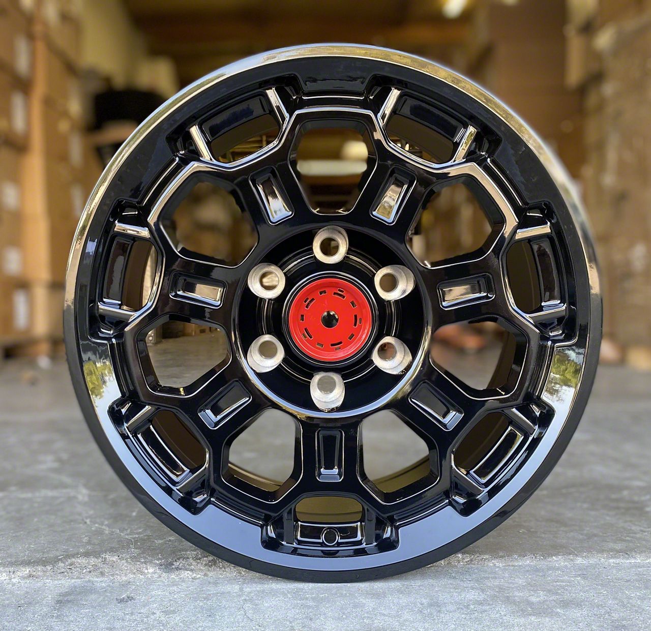 Toyota 4-Runner TR9 Gloss Black 6-Lug Wheel; 17x8; 5mm Offset (10-24 ...