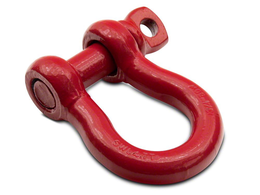 RedRock 3/4-Inch D-Ring; Dark Red | RedRock
