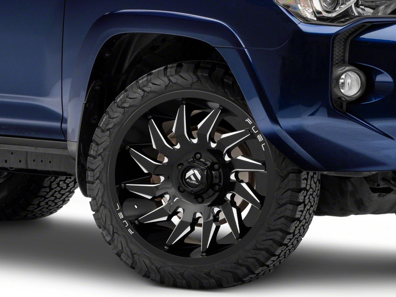 Fuel Wheels Toyota 4-Runner Saber Gloss Black Milled 6-Lug Wheel; 22x10 ...