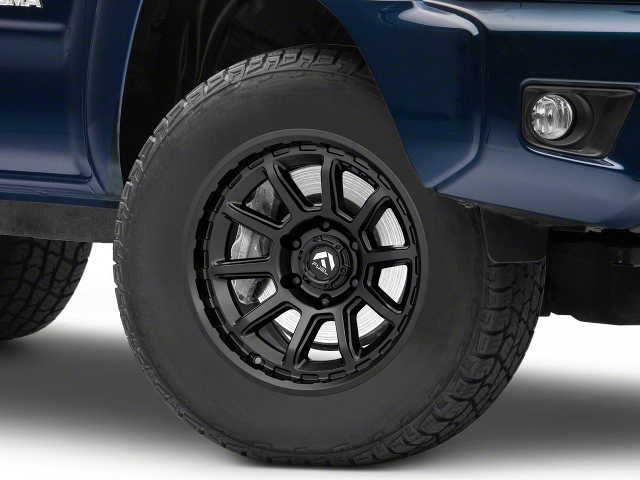 Fuel Wheels Tacoma Torque Matte Black 6-Lug Wheel; 17x9; -12mm Offset ...