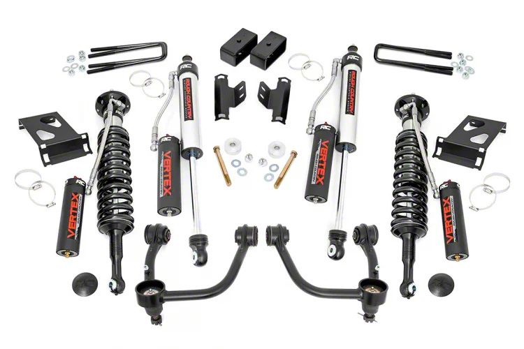 Rough Country Tacoma 3.50-Inch Bolt-On Suspension Lift Kit with Vertex ...