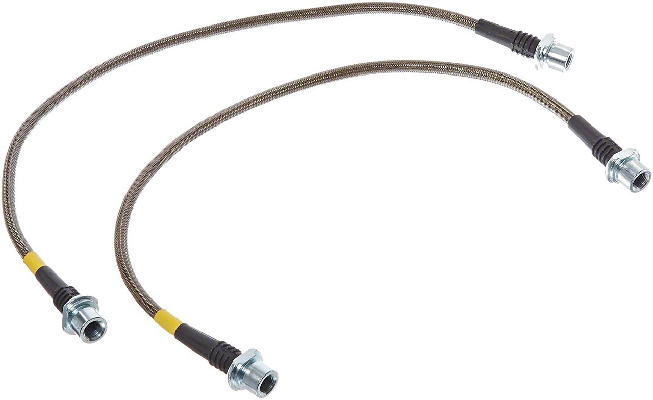 StopTech Tacoma Stainless Steel Braided Brake Line Kit; Rear 950.44520 ...