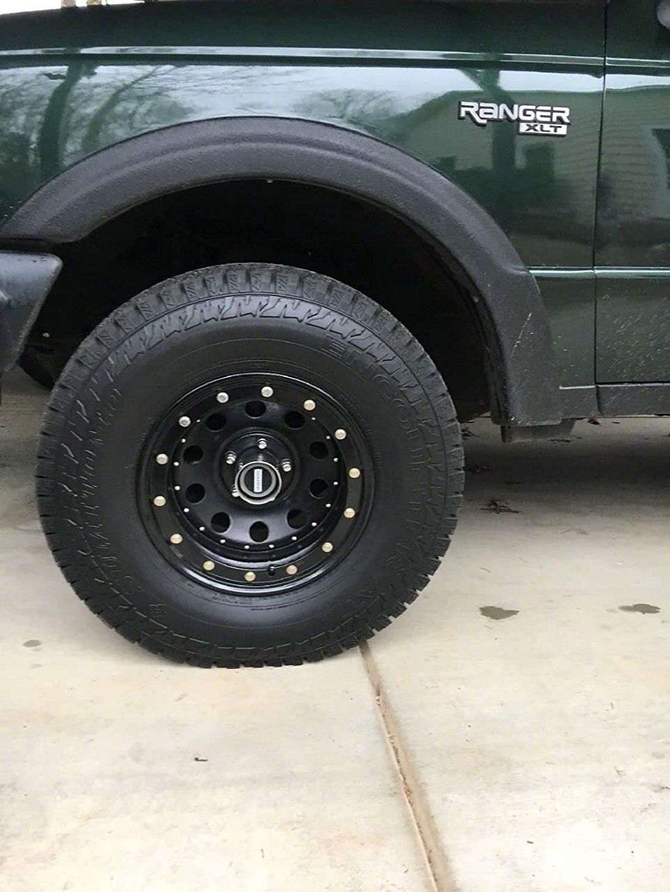 Prosport Jeep Wrangler 16-Inch Simulated Beadlock Wheel Ring; Black ...