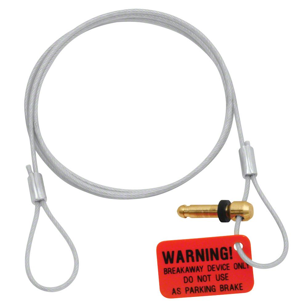 Bronco Trailer Breakaway Switch; Cable and Brass Pin Assembly; For Part ...