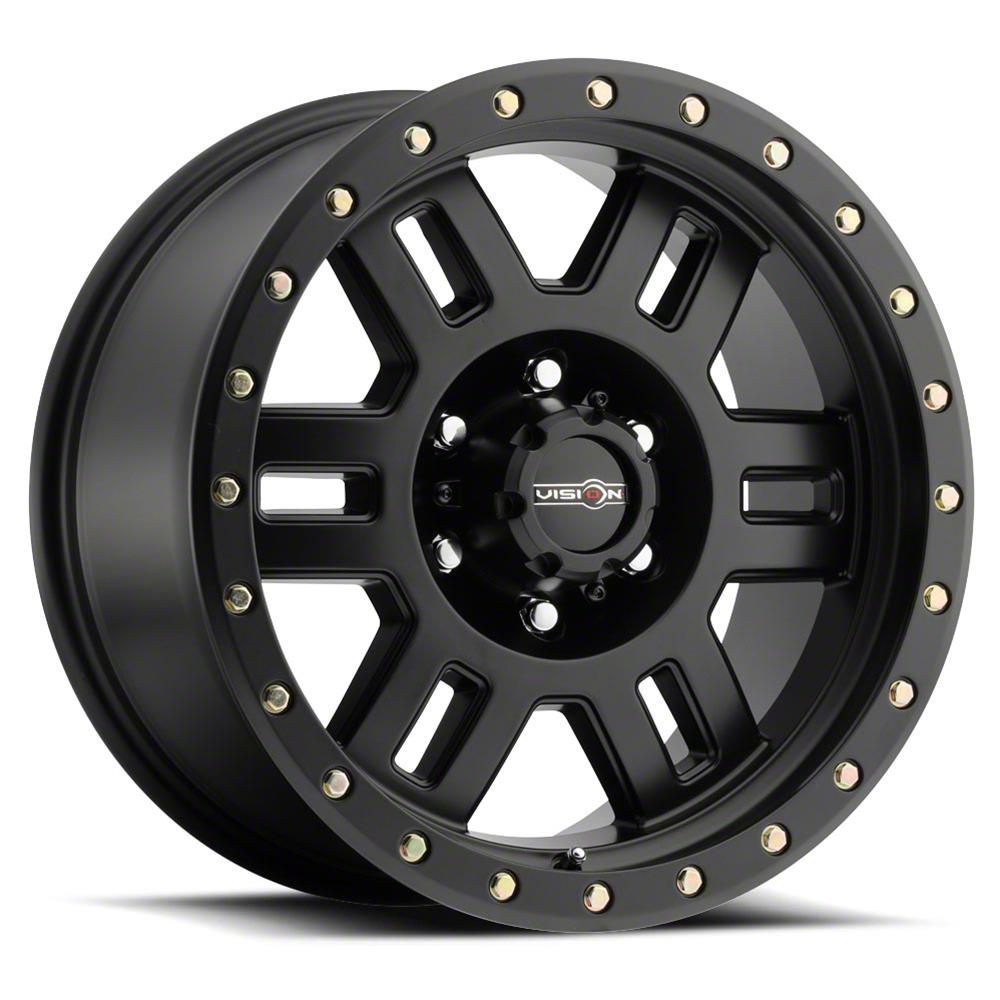 Vision Off-Road Tacoma 398 Manx Matte Black 6-Lug Wheel; 16x8; 0mm ...