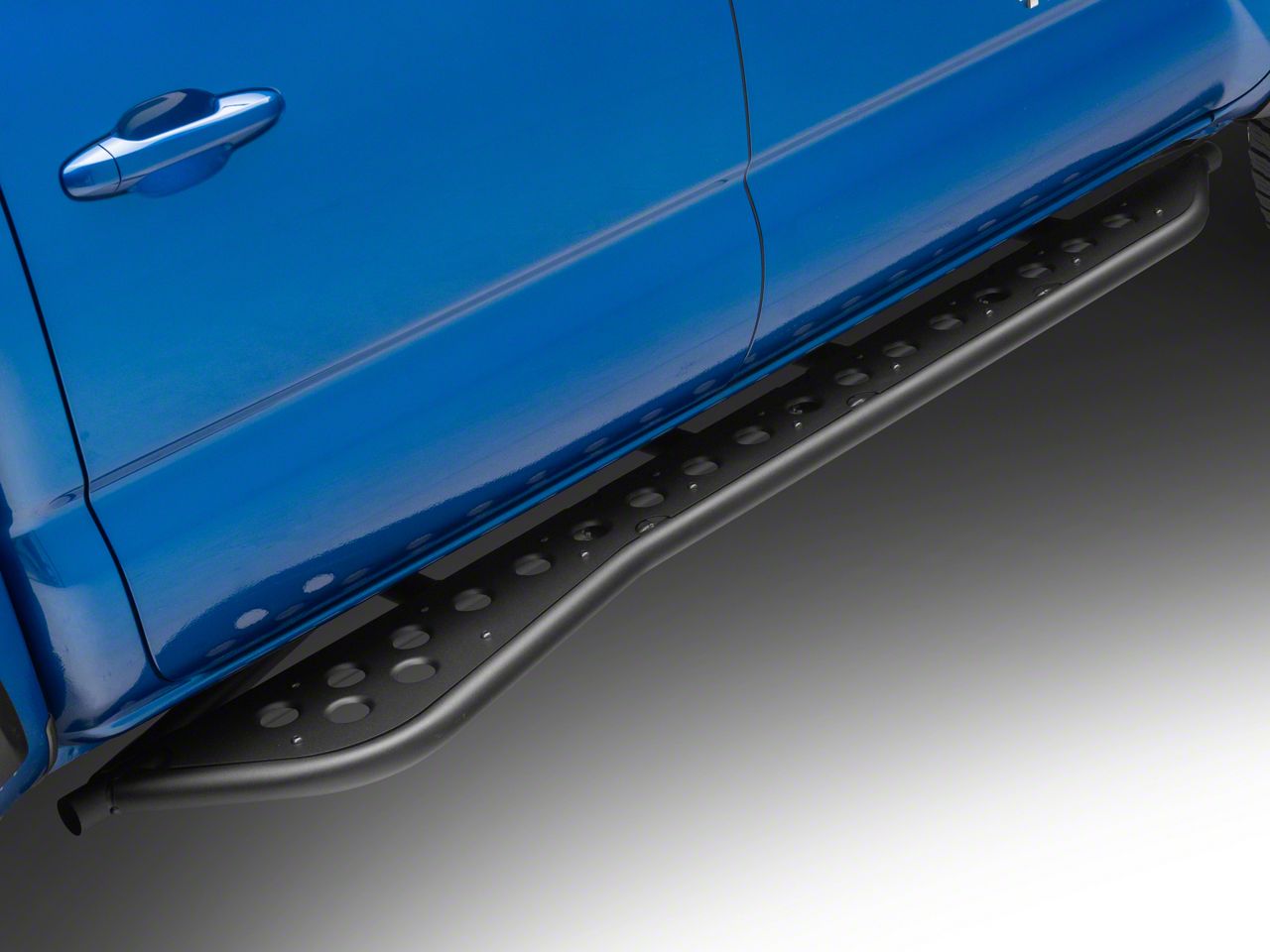 Cali Raised LED Tacoma Step Edition Rock Sliders with Kickout and ...