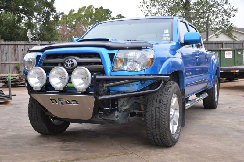 N-Fab Tacoma R.S.P. Pre-Runner Front Bumper with Multi-Mount; Gloss ...