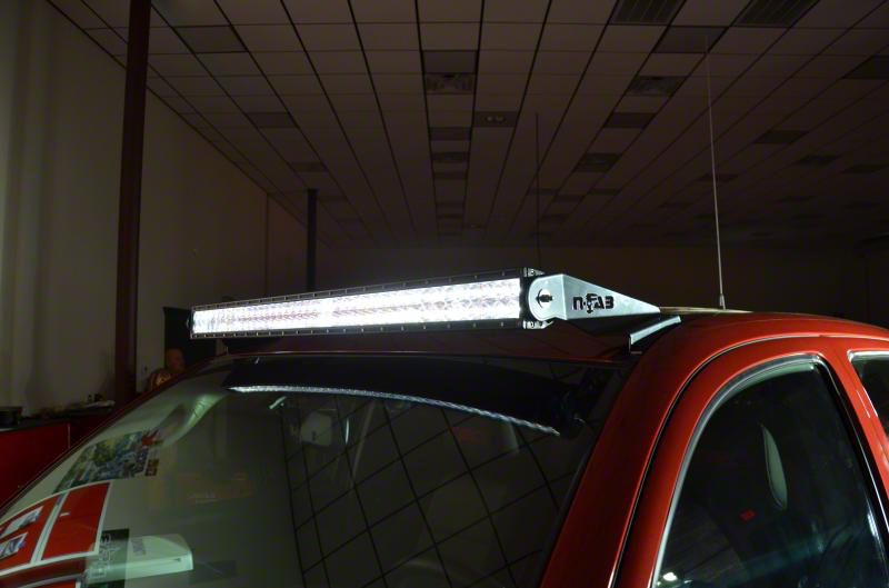N-Fab Tacoma 40 Series LED Light Bar Roof Top Light Bar Mount - Gloss ...