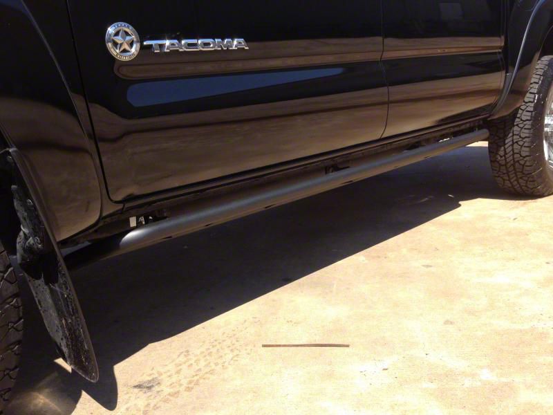 N-Fab Tacoma Cab Length RKR Side Rails; Textured Black T154RKRCC (16-23 ...