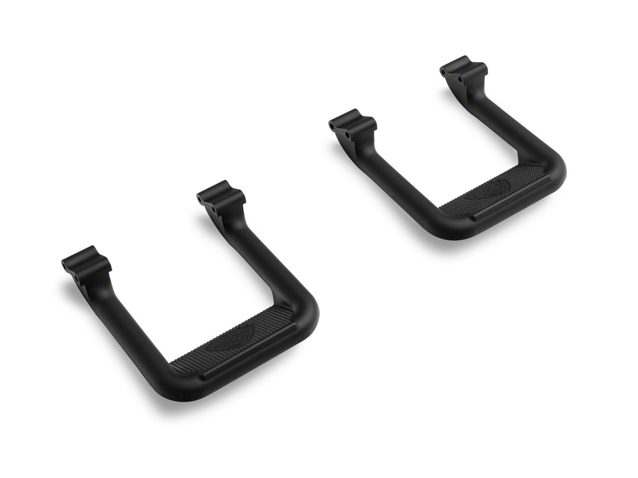 Carr Bronco Hoop II Side Steps; Black; Pair 104502 (21-24 Bronco ...