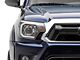 Raxiom Tacoma Axial Series Projector Headlights with LED Bar; Black ...