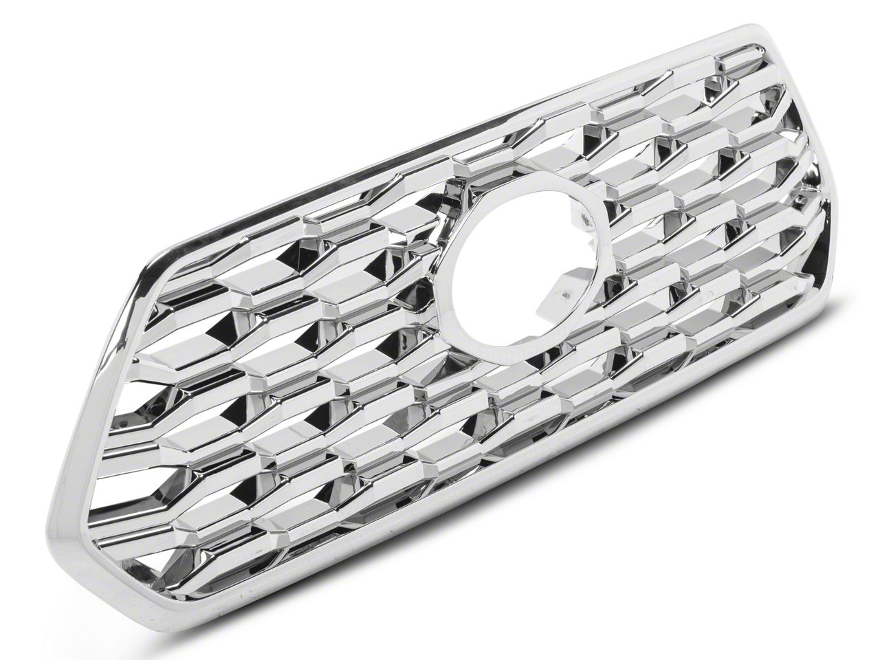 Tacoma Upper Grille Overlay; Chrome (20-23 Tacoma TRD Sport, TRD Off ...