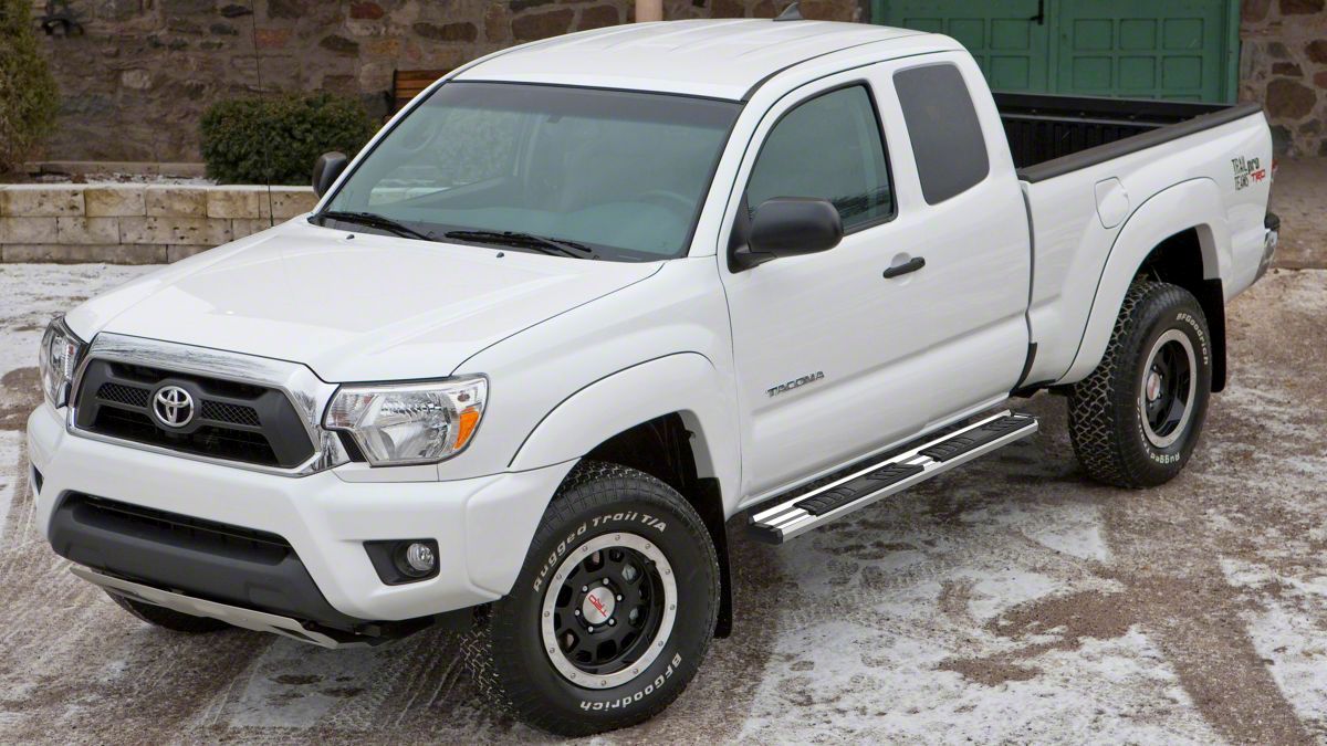 Tacoma OE Style Running Boards; Polished (05-23 Tacoma Access Cab ...