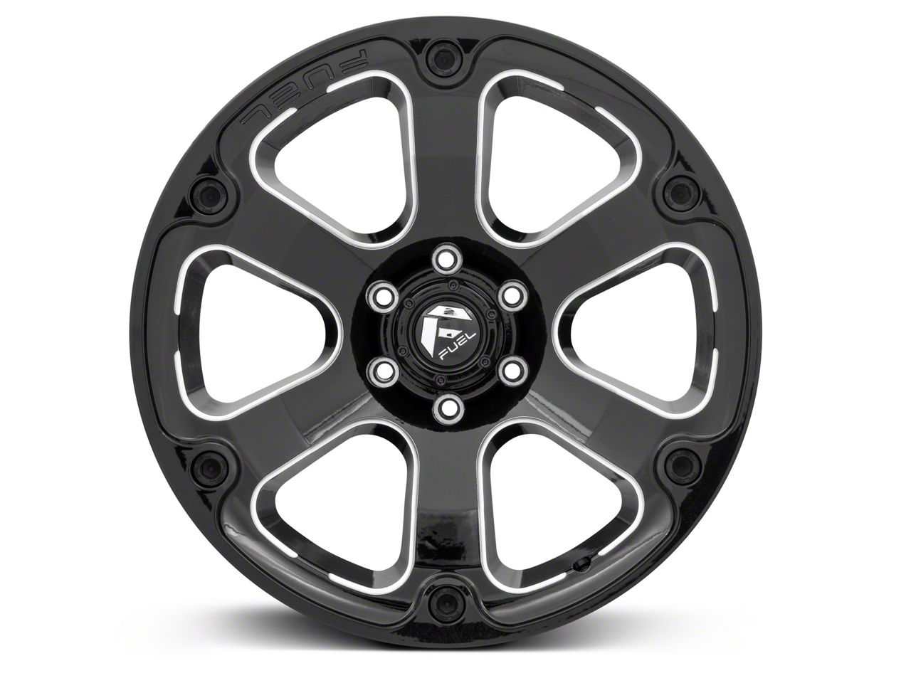 Mayhem Wheels Tacoma Beast Gloss Black Milled 6-Lug Wheel; 20x9; 18mm ...