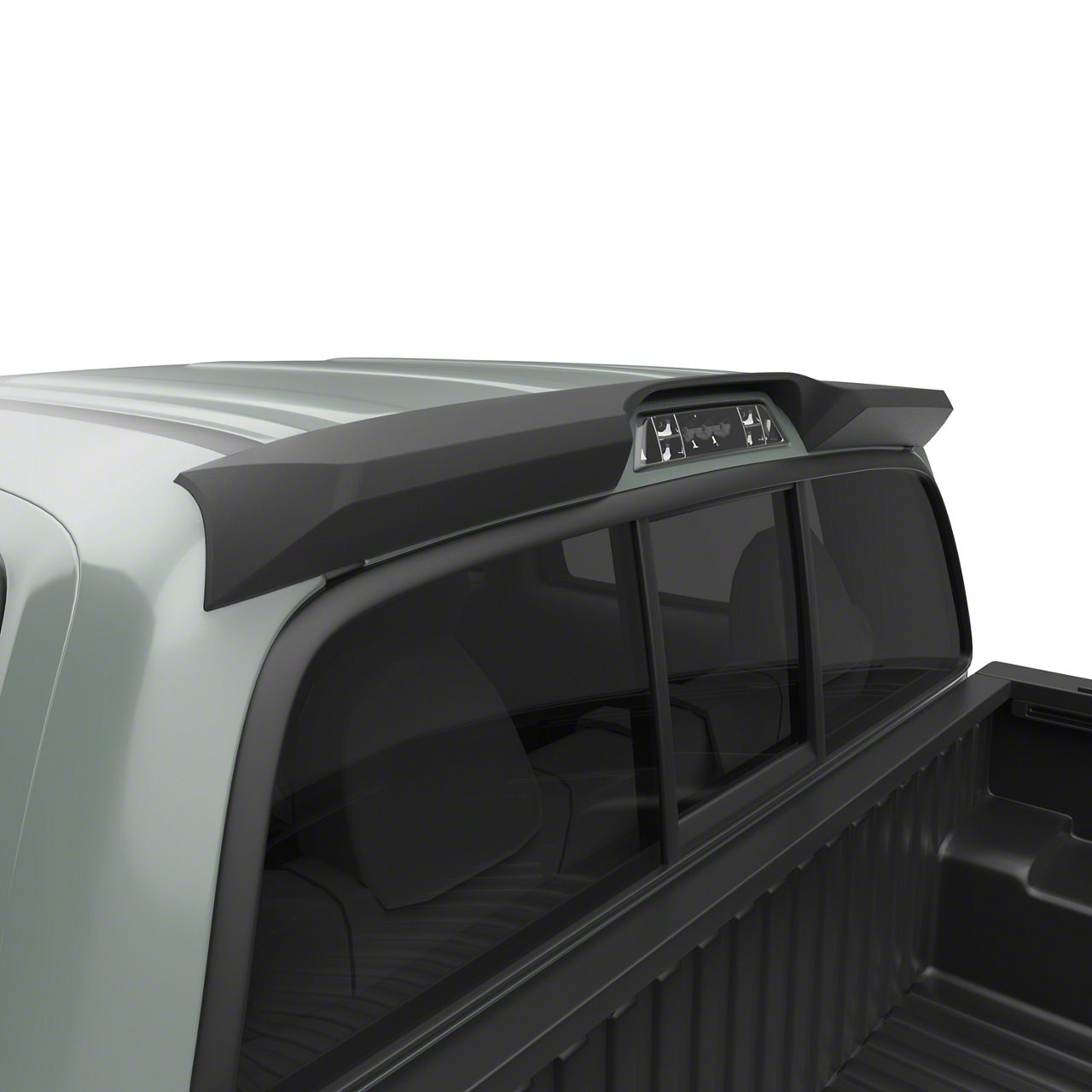 EGR Tacoma Truck Cab Spoiler; Matte Black 985089 (16-21 Tacoma Access ...