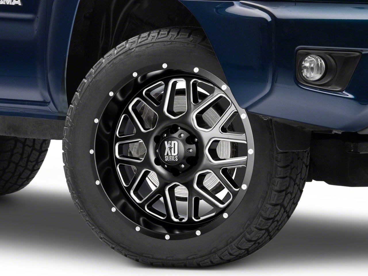 XD Tacoma Grenade Satin Black Milled 6-Lug Wheel; 20x9; 18mm Offset ...