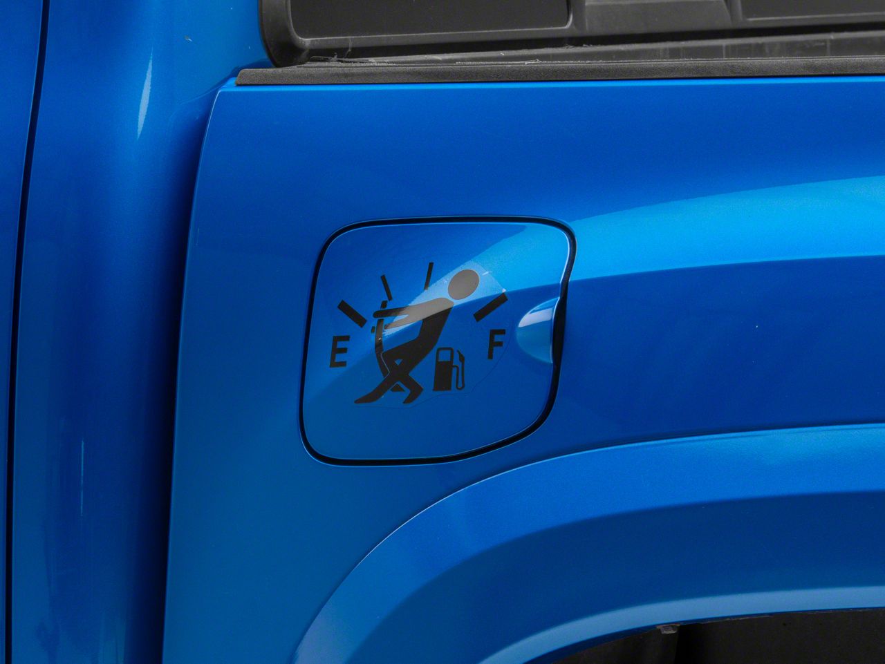 SEC10 Tacoma Gas Guy Decal; Black T576315 (Universal; Some Adaptation ...