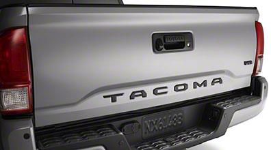 Toyota Tacoma Tailgate Letter Inserts; Black PT9483518102 (18-23 Tacoma ...
