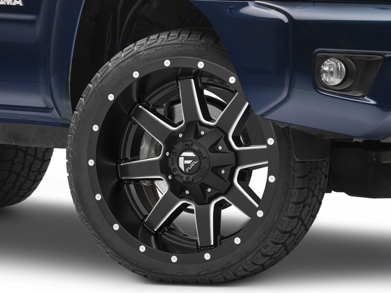 Fuel Wheels Tacoma Maverick Matte Black Milled 6-Lug Wheel; 22x10; 10mm ...