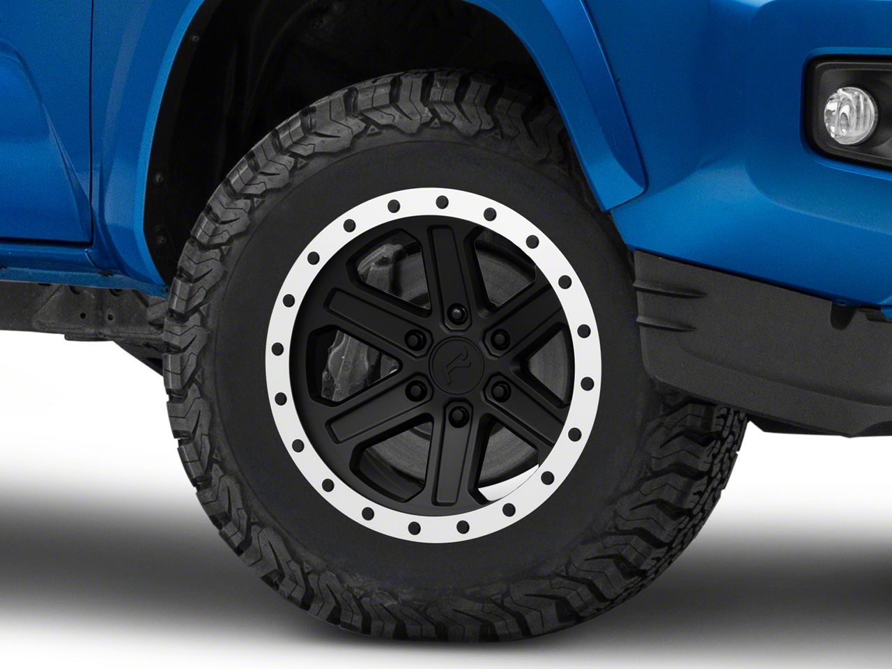 Rovos Wheels Tacoma Tenere Satin Black 6-Lug Wheel; 17x8.5; 0mm Offset ...