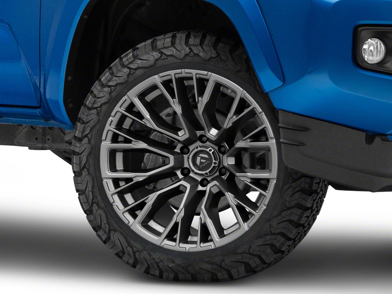 Fuel Wheels Tacoma Rebar Matte Gunmetal 6-Lug Wheel; 20x10; -18mm ...