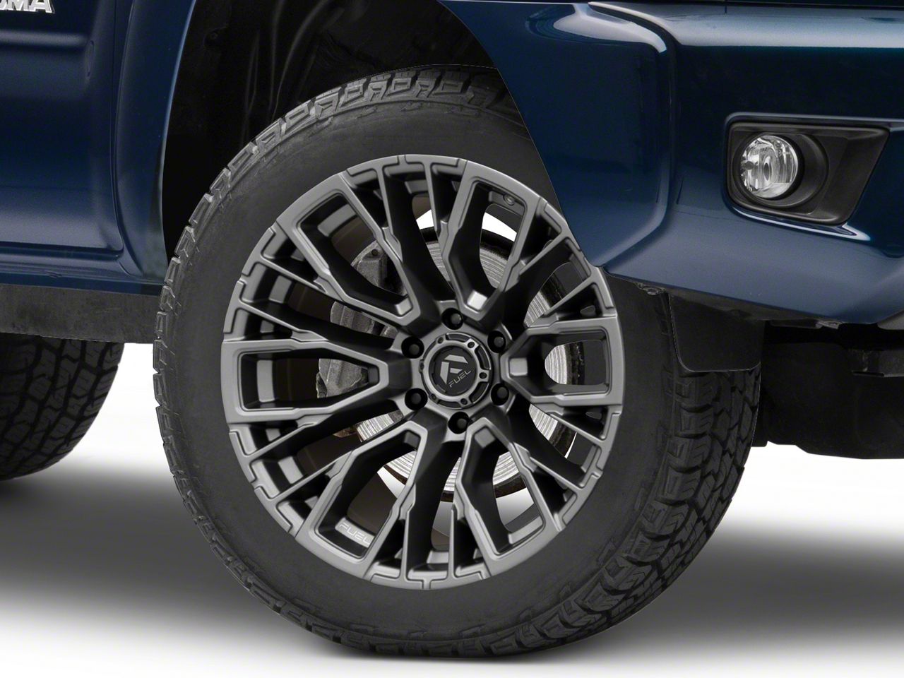 Fuel Wheels Tacoma Rebar Matte Gunmetal 6-Lug Wheel; 20x9; 1mm Offset ...