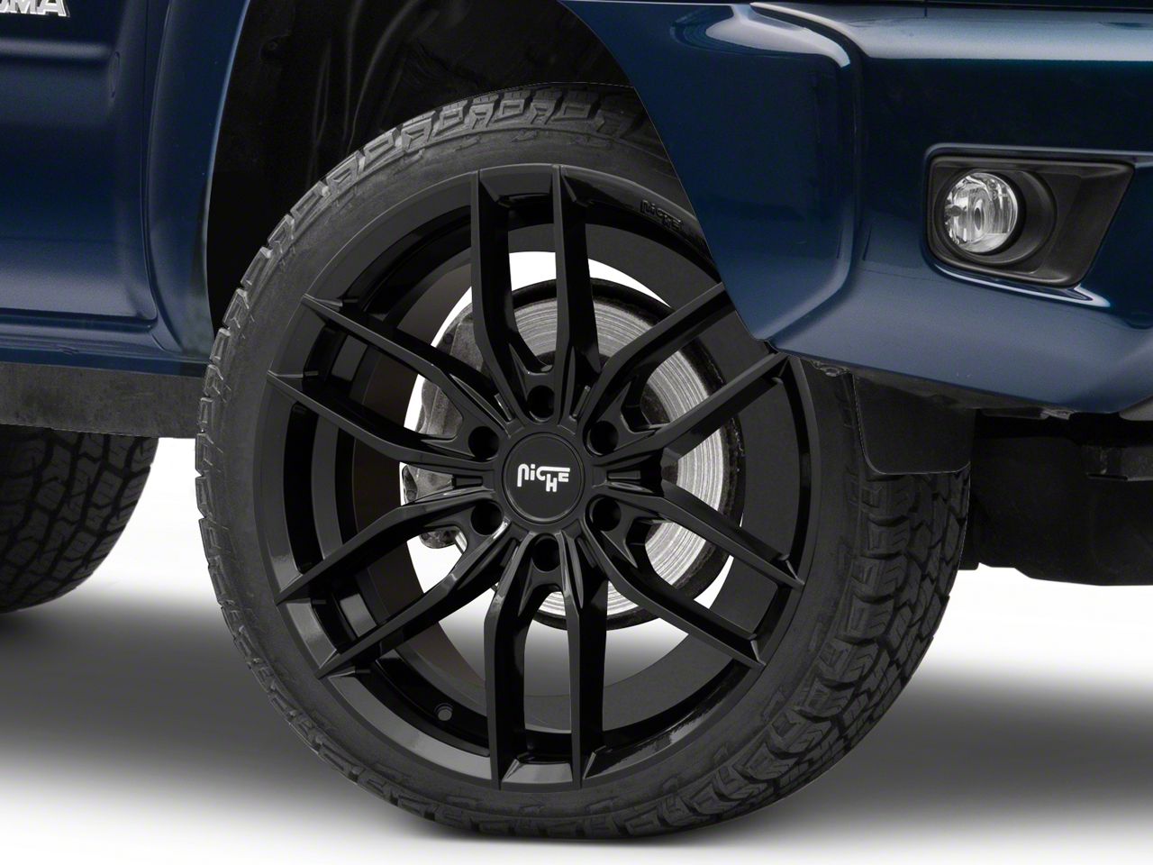 Niche Tacoma Vosso Gloss Black 6-Lug Wheel; 22x9.5; 30mm Offset ...