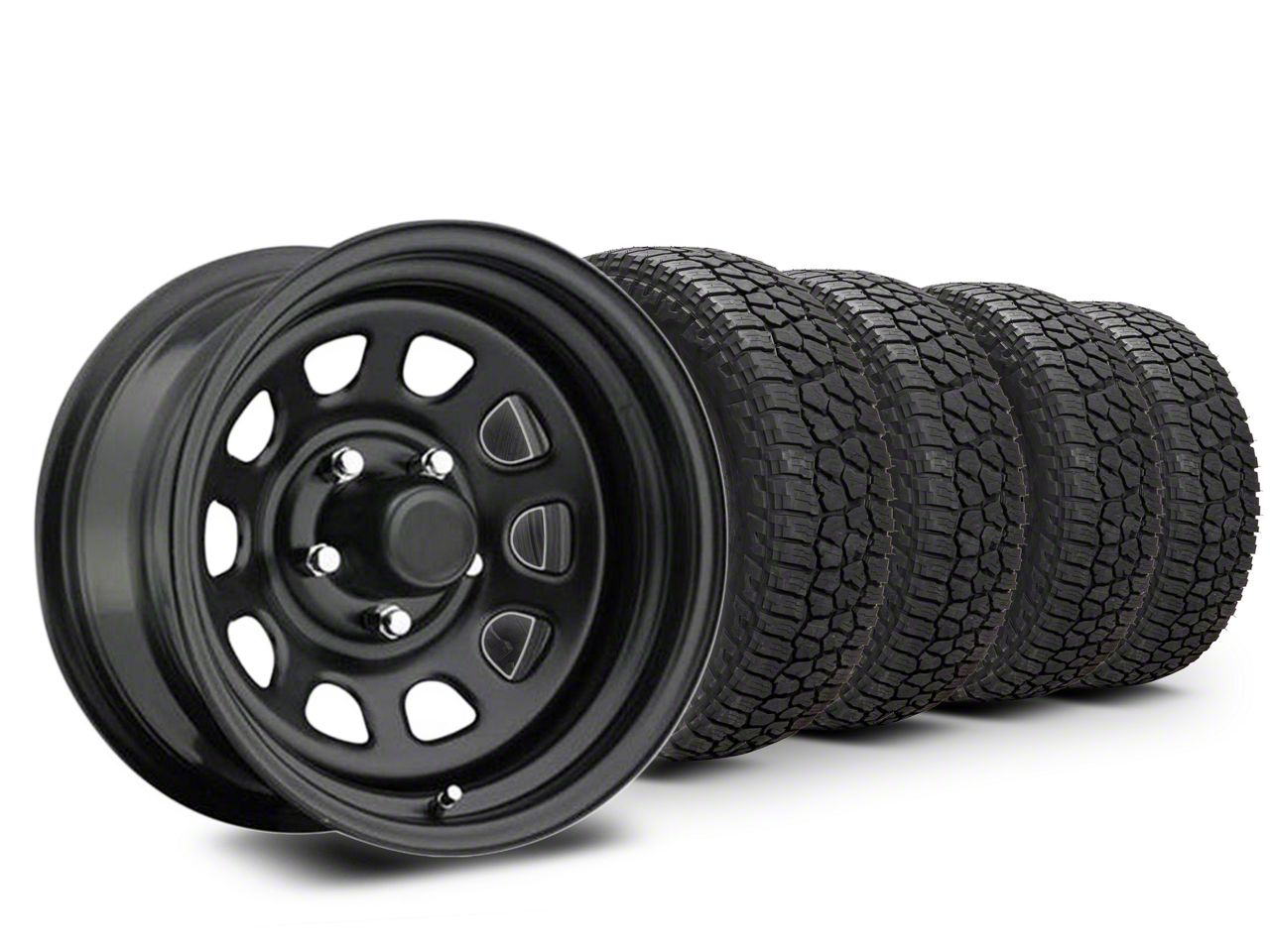 Tacoma 17x8 Pro Comp Rock Crawler Wheel & 32in Falken All-Terrain ...