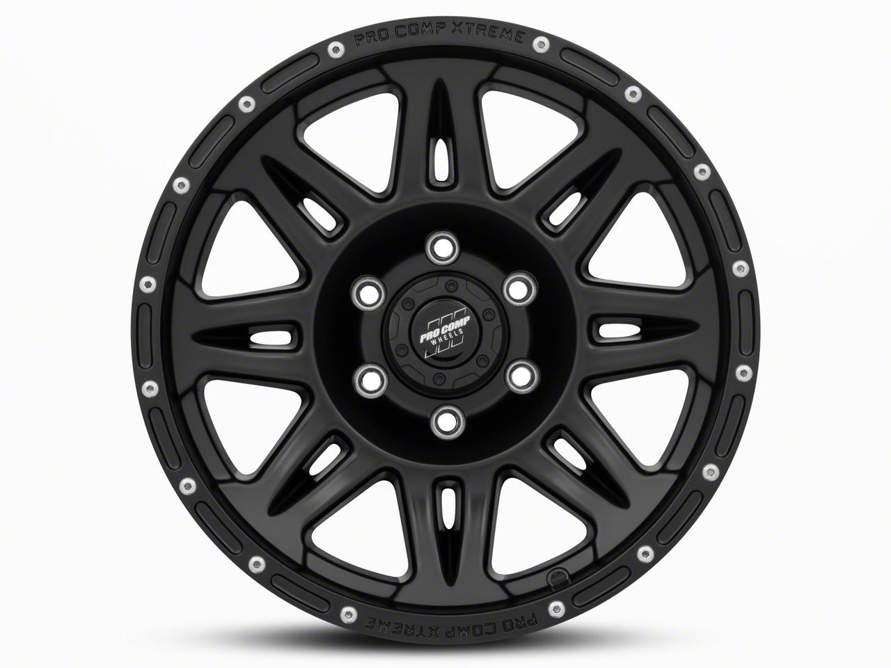 Pro Comp Wheels Tundra 05 Series Torq Matte Black 6-Lug Wheel; 17x9 ...
